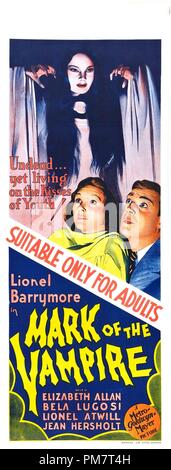 Poster, "Mark of the Vampire" (1935). Photo credit: MGM (File reference ...