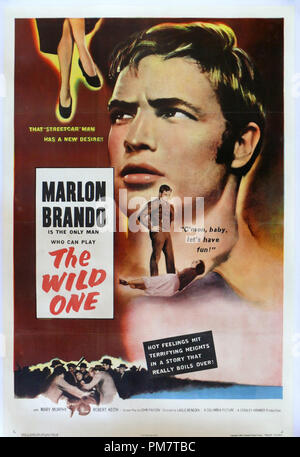 MARLON BRANDO POSTER, THE WILD ONE, 1953 Stock Photo - Alamy