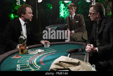 Gary Oldman (L) as "George Smiley" and Benedict Cumberbatch (R) as ...