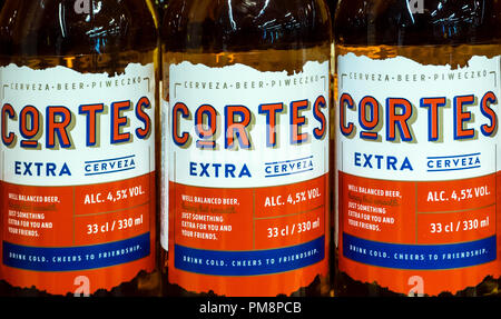 Cortes Tequila beer seen in store Stock Photo - Alamy