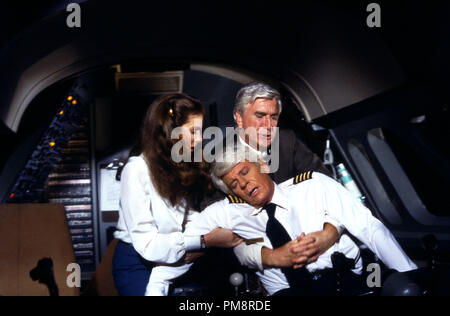 JULIE HAGERTY, PETER GRAVES, AIRPLANE II: THE SEQUEL, 1982 Stock Photo ...