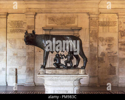 Rome. Italy. Capitoline Museum. She-Wolf Stock Photo - Alamy