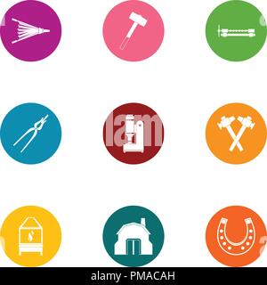 Ductile icons set, flat style Stock Vector Image & Art - Alamy