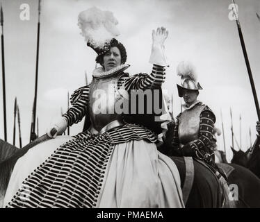 FIRE OVER ENGLAND, Flora Robson as Queen Elizabeth I, 1937 Stock Photo ...