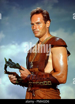 THE TEN COMMANDMENTS Charlton Heston as Moses in the 1956 Paramount ...
