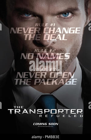 ED SKREIN POSTER, THE TRANSPORTER REFUELED, 2015 Stock Photo - Alamy