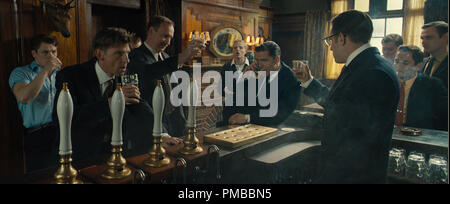 (L to R) Edward "Mad Teddy" Smith (TARON EGERTON), Leslie Holt (CHARLEY ...