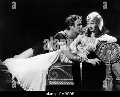 CLAUDETTE COLBERT, HENRY WILCOXON, CLEOPATRA, 1934 Stock Photo - Alamy
