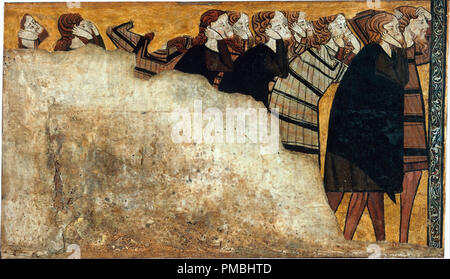Pleurants. Date/Period: Ca. 1295. Painting. Tempera on parchment ...