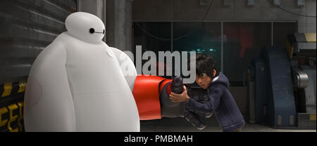 BIG HERO 6, Robotics prodigy Hiro teams up with robot Baymax to save ...