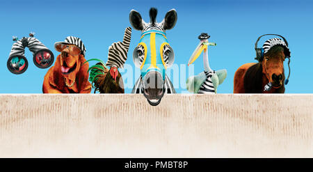 RACING STRIPES Buzz voiced by STEVE HARVEY, Scuzz voiced by DAVID SPADE ...