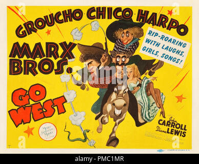 GO WEST 1940 MGM film with the Marx Brothers Stock Photo - Alamy