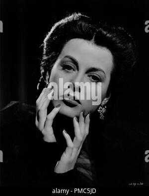 Hedy Lamarr publicity photo 1940s colorized Stock Photo - Alamy