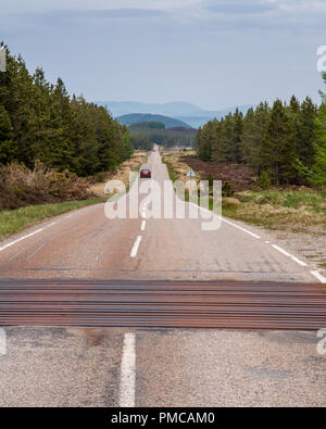 The long straight 18th century military road of General George Wade ...