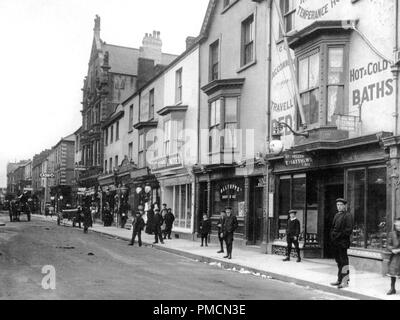 Neath Green Street early 1900s Stock Photo - Alamy