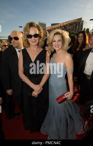 Jessica Lange and Drew Barrymore. 11 January 2009, California. The 66th ...