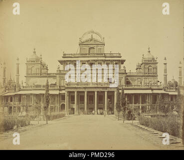 The King's Palace in the Kaiserbagh April 1858 by Felice Beato Stock ...