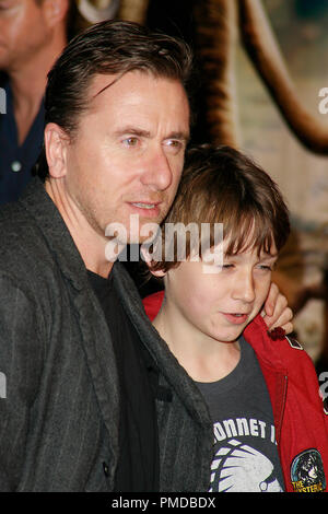 Tim Roth and son 10,000 BC Premiere at the Chinese Theatre In Los ...