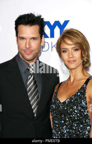 Dane Cook and Jessica Alba at the Los Angeles premiere of their new ...
