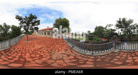 360° view of Weihai, the former British Pacific Fleet - Royal Marines ...