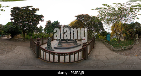 360° view of Nanjing - Purple Mountain Observatory - armillary sphere ...