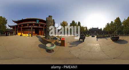 360° view of Nanjing - Confucius Temple - Dacheng Hall - interior -4 ...