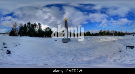 360° view of Geographical midpoint of Europe - Alamy
