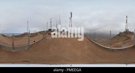 360° view of Morro Solar and the Television transmission antennas in ...