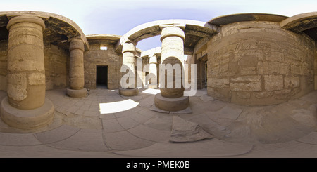 360° view of Karnak Temple, Egypt - Alamy