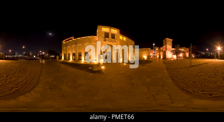 360° view of Bastakiya Old Town Dubai - Alamy