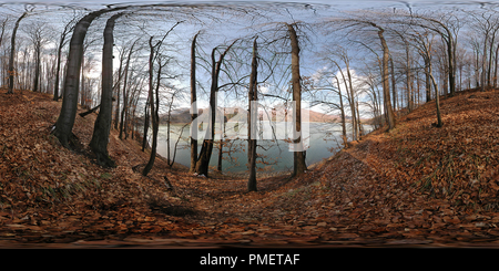 360° view of Firiza Lake, Baia Mare, Romania - Alamy