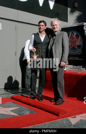 John Stamos and Anthony Geary at the Hollywood Chamber of Commerce ...