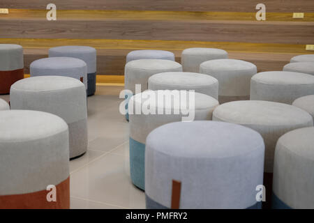 audience velvet chair stool for seating & stage in auditorium seminar ...