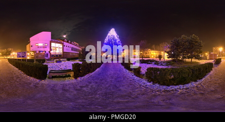 360° view of Christmas trees in senec - Alamy