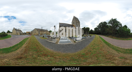 360° view of Eglise de Vierville - France - Alamy