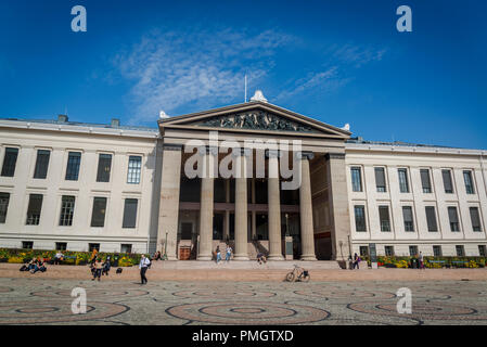 Oslo University Aula - the University ceremonial hall used for festive ...