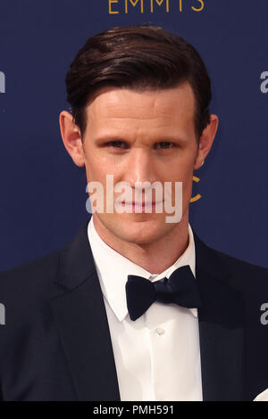 Matt Smith at the 70th Primetime Emmy Awards held at Microsoft Theatre ...