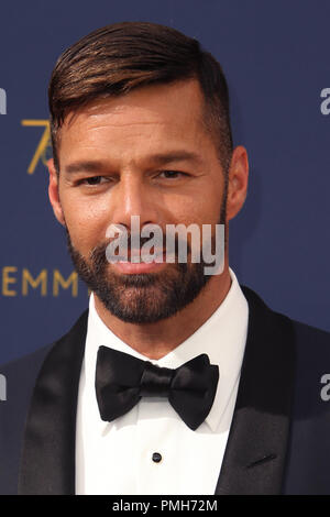 Ricky Martin at the 70th Primetime Emmy Awards held at Microsoft ...