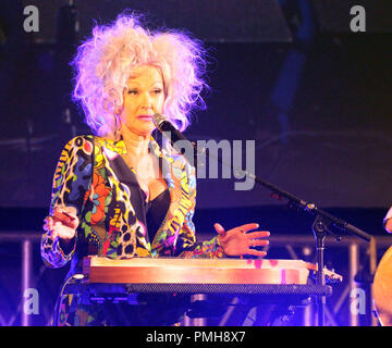 September 16, 2018 - Cyndi Lauper performs during the Hawaii Five-O and ...