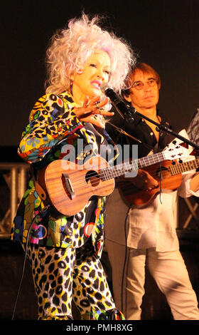 September 16, 2018 - Cyndi Lauper performs during the Hawaii Five-O and ...