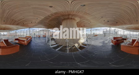 360° view of The Welsh Assembly Interior 2 - Alamy