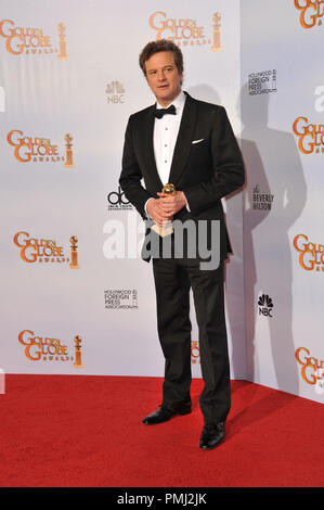 Colin Firth 68th Annual Golden Globe Awards held at The Beverly Hilton ...
