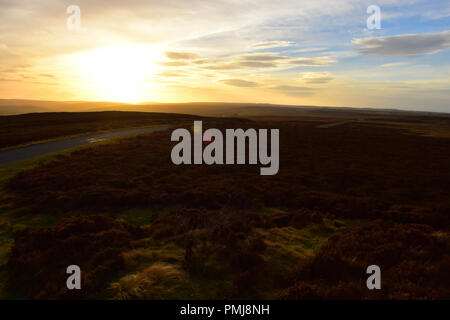 View from Danby Beacon designed by Don Watt in the North York Moors UK ...