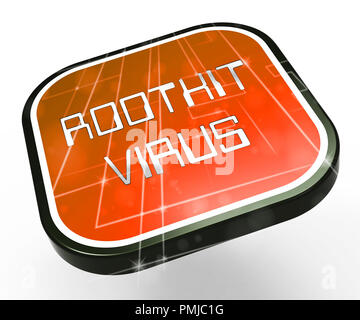 Rootkit Virus Cyber Criminal Spyware 3d Rendering Shows Criminal ...