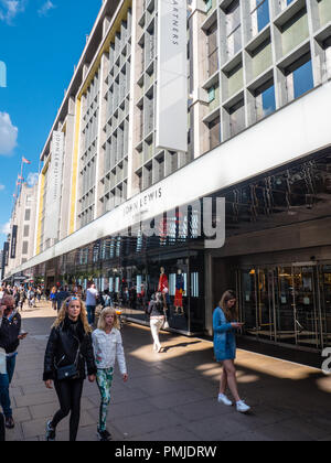 John Lewis Flagship Department Store Oxford Street London Stock Photo ...