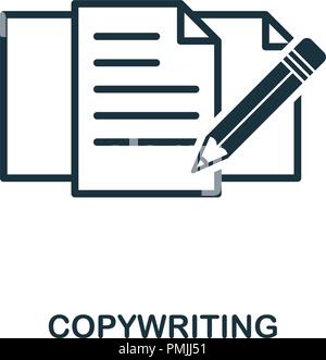 Copy paper writing icon. Outline copy paper writing vector icon for web ...