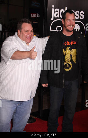 Preston Lacy, Ehren McGhehey 10/13/10,"Jackass3D" Premiere @Grauman's ...