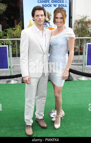 James Marsden, Lisa Linde at arrivals for HOP Premiere, Universal ...