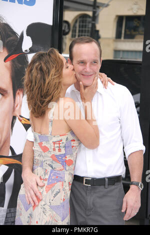 Clark Gregg and Jennifer Grey. 11 April 2012, Hollywood, California ...