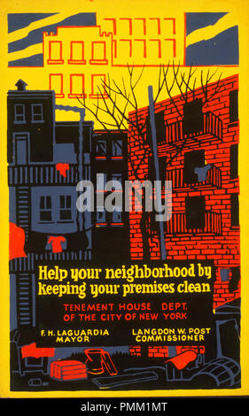 Housing posters by the Work Projects Administration (WPA) produced ...